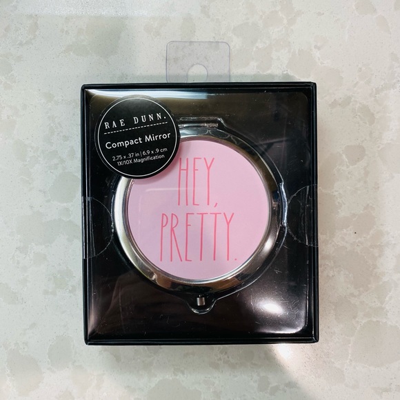 Rae Dunn | Accessories | Rae Dunn Hey Pretty Compact Mirror | Poshmark